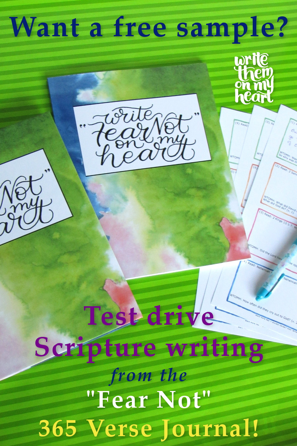 365 Fear Bible Verses - Write Them On My Heart