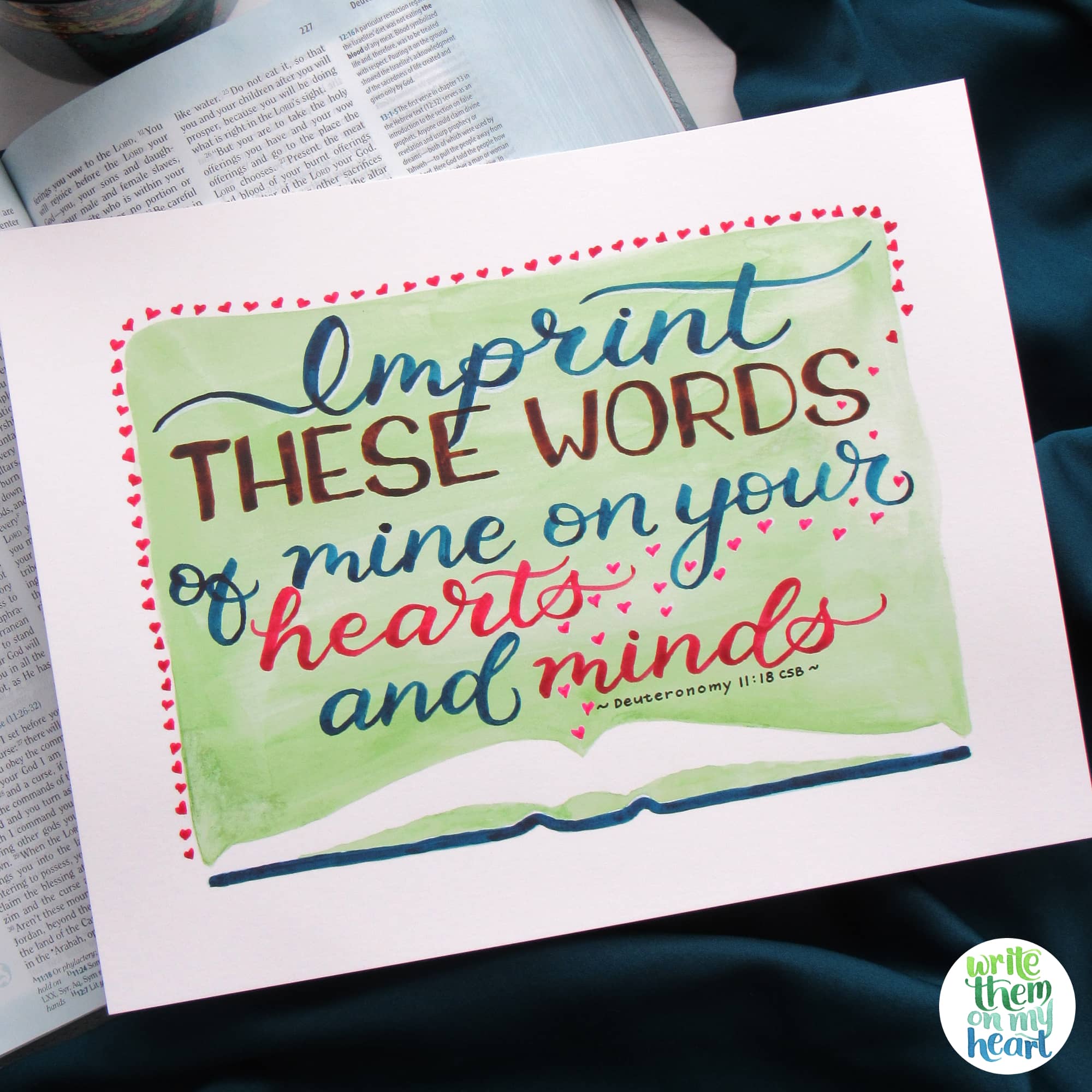 How to Print Our Bible Printables - Write Them On My Heart
