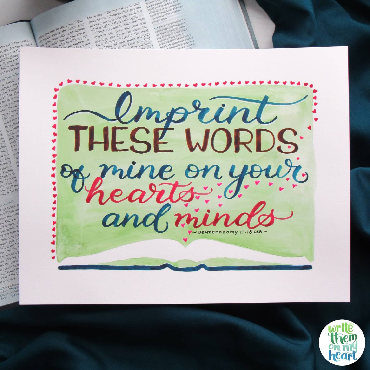 How to Print Our Bible Printables - Write Them On My Heart
