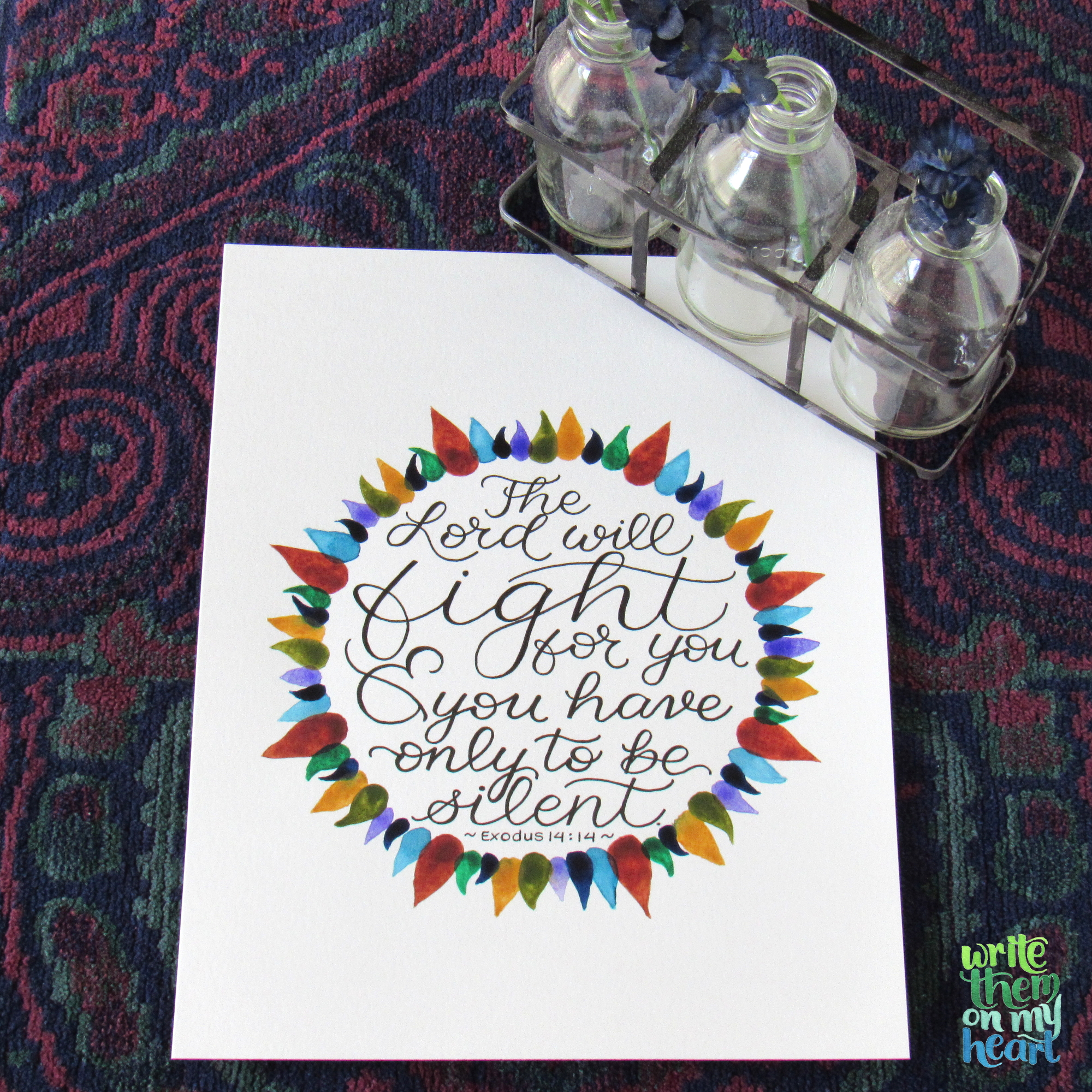 Do We Have A Role When The Lord Fights For Us? - Write Them On My Heart