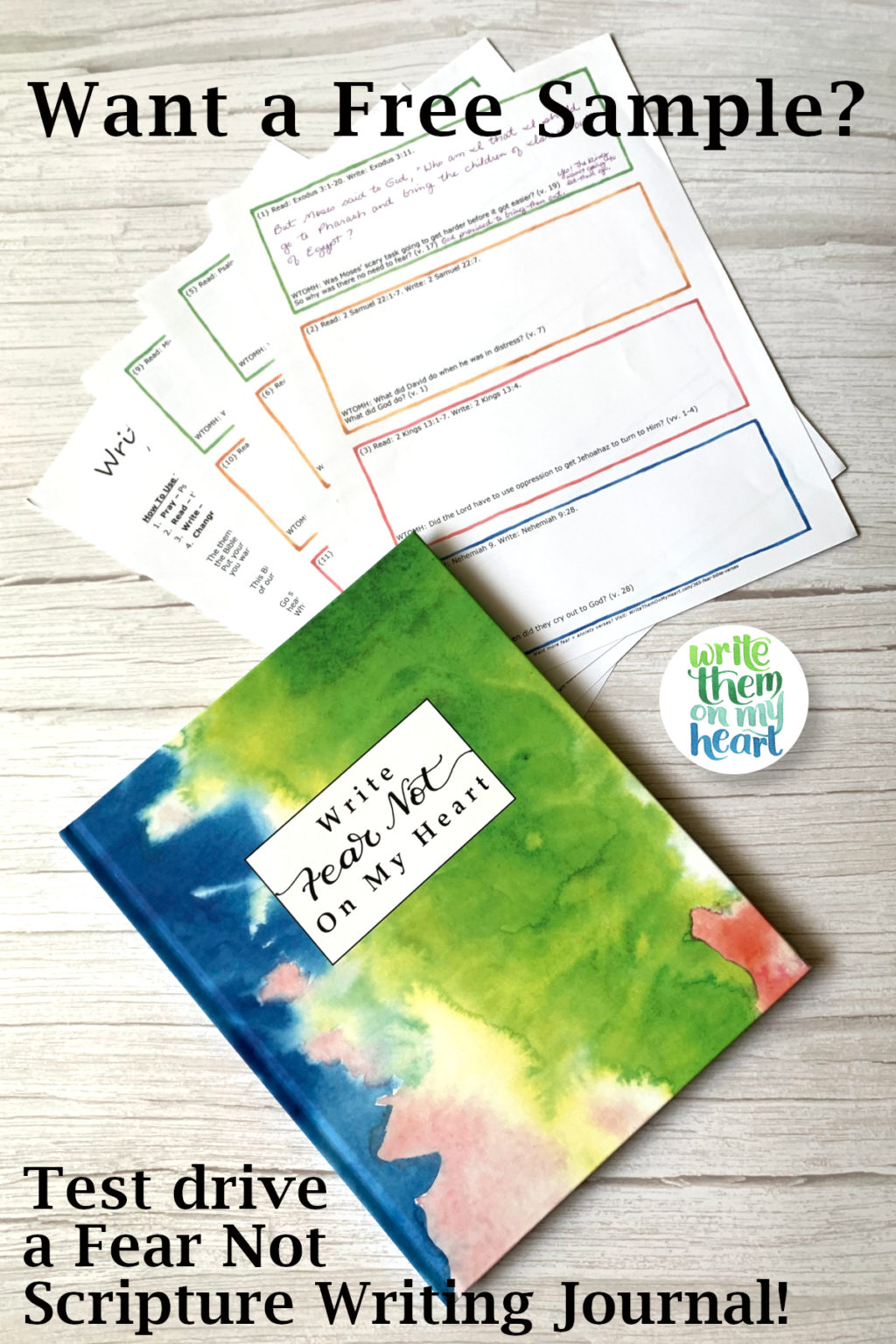 365 Fear Bible Verses - Write Them On My Heart