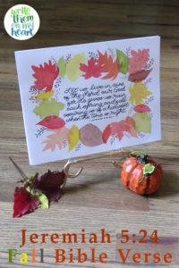 Top Autumn Bible Verses Plus Printable - Write Them On My Heart