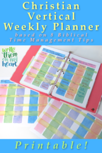 8 Biblical Time Management Tips Plus Planner Printable - Write Them On ...
