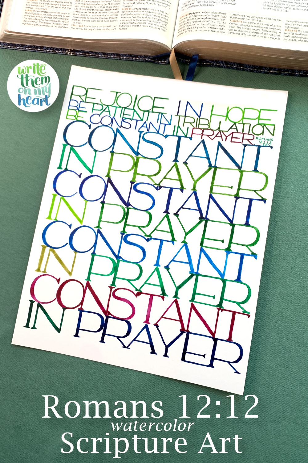 Write Prayer On My Heart Journal - Write Them On My Heart