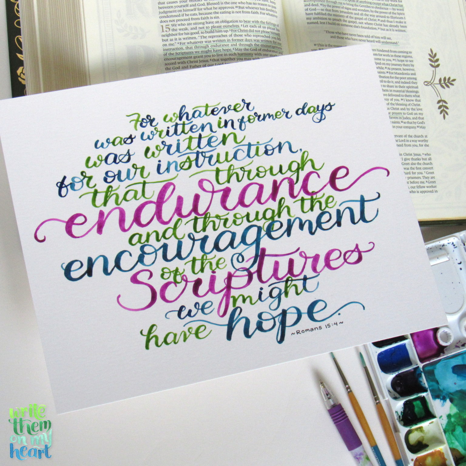 Why I Champion Scripture Writing - Write Them On My Heart