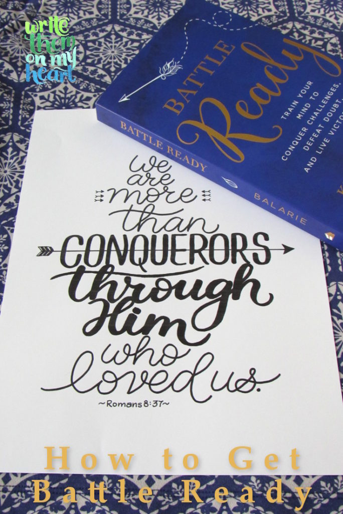 Battle Ready Book Review - Train Your Mind - Write Them On My Heart