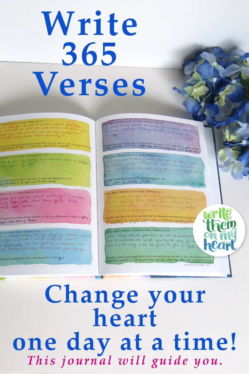 How To Make a Scripture Writing Keepsake - Write Them On My Heart