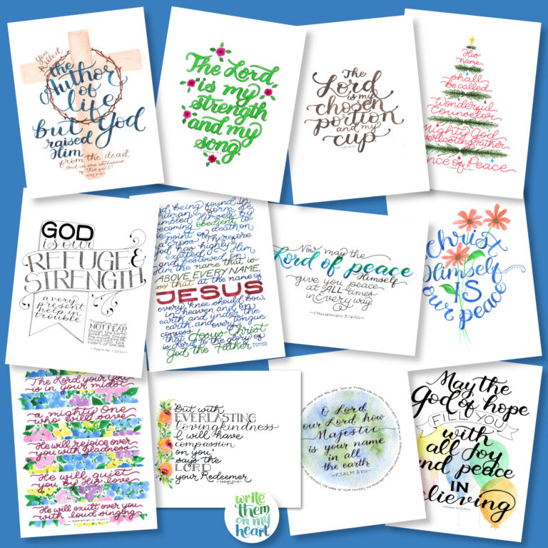 365 Names of God Scripture Journal - Write Them On My Heart